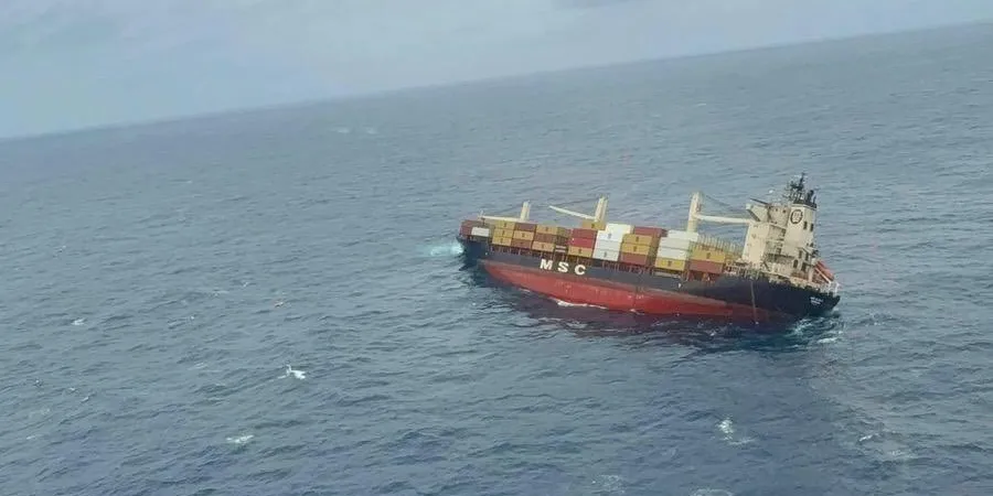 MSC container ship sinks with ‘hazardous’ cargo off India