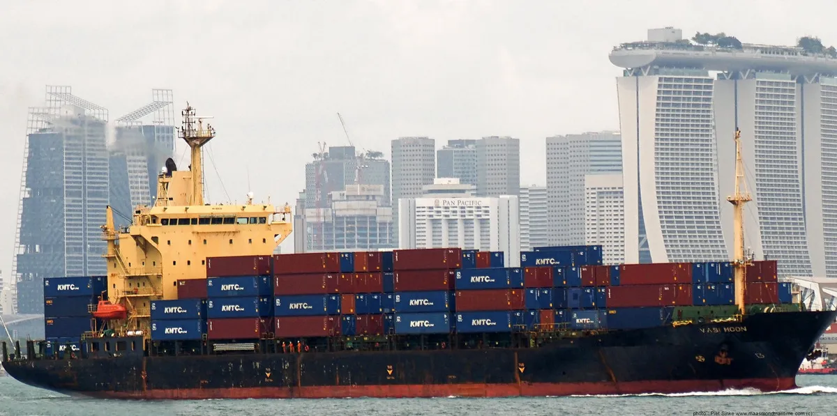 Deadly Russian missile attack on Odesa port damages container ship