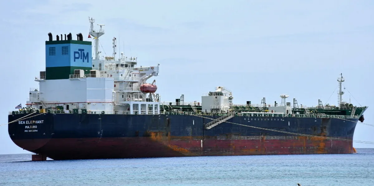 Pantheon Tankers ship damaged after hitting reef off the Cayman Islands