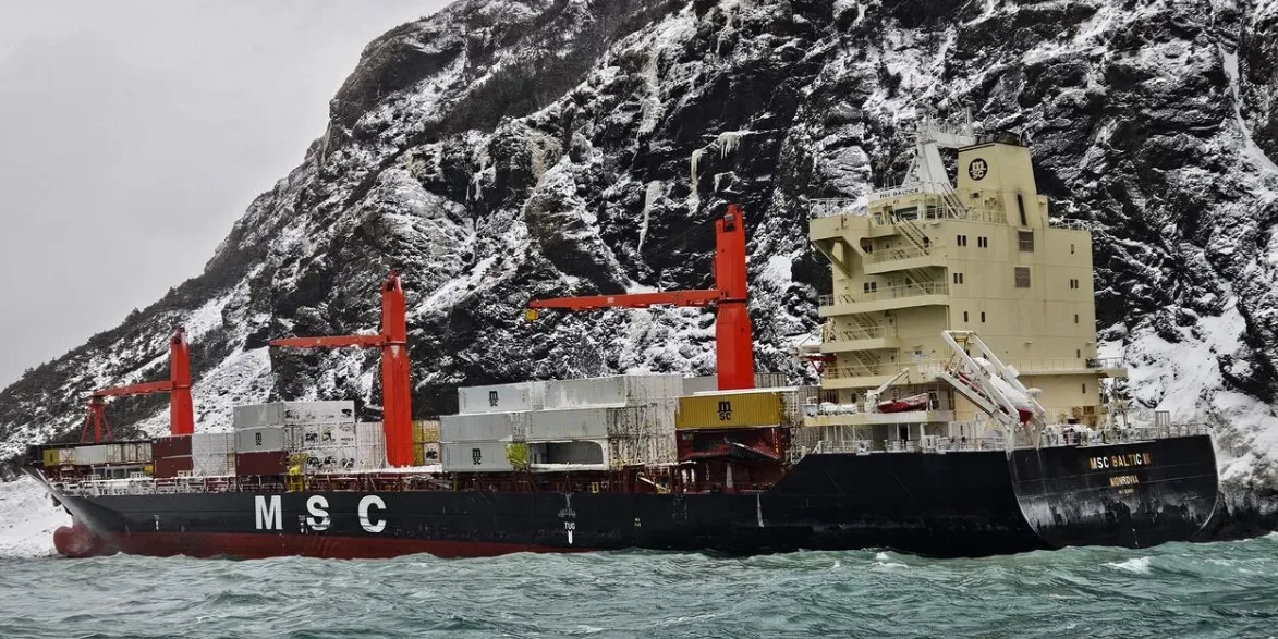 Tar balls found on beach as MSC container ship remains stuck two months ...