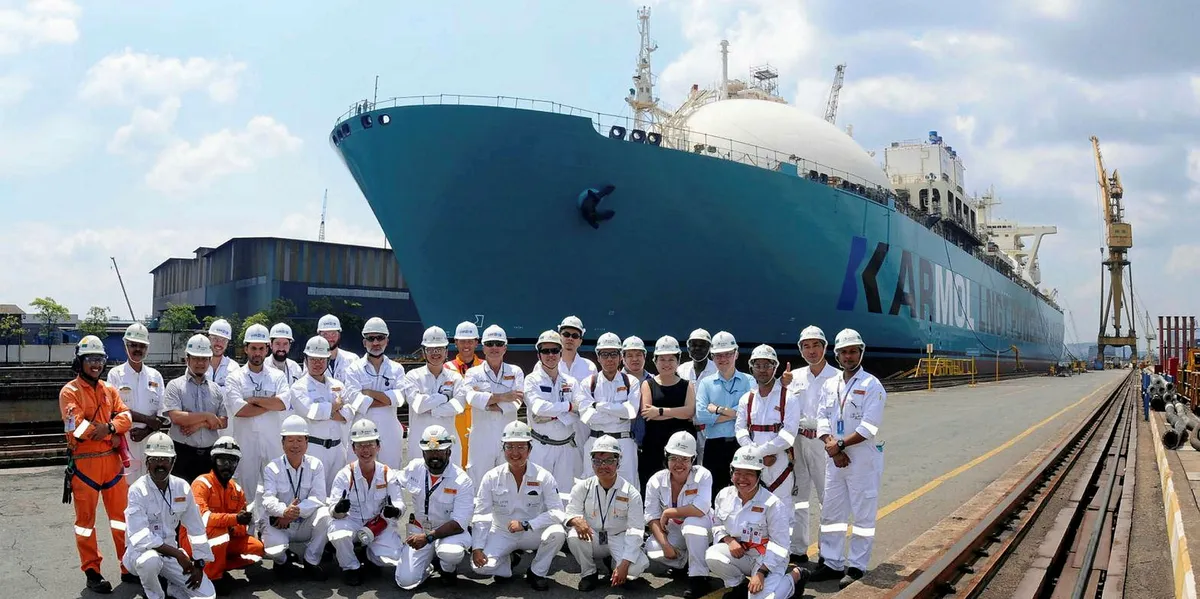 FSRU for world’s first LNG-to-power project near completion