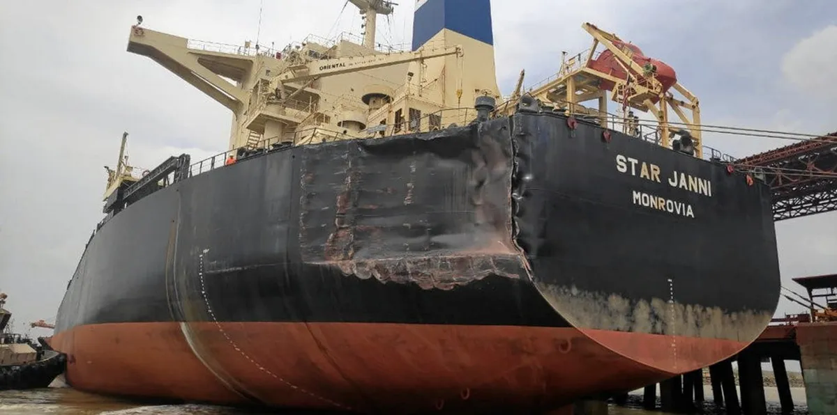 VLOC hits two other bulkers during mooring mishap at Vale terminal