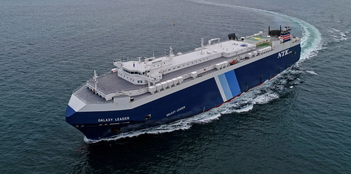 Ray Car Carriers ship reported hijacked in Red Sea